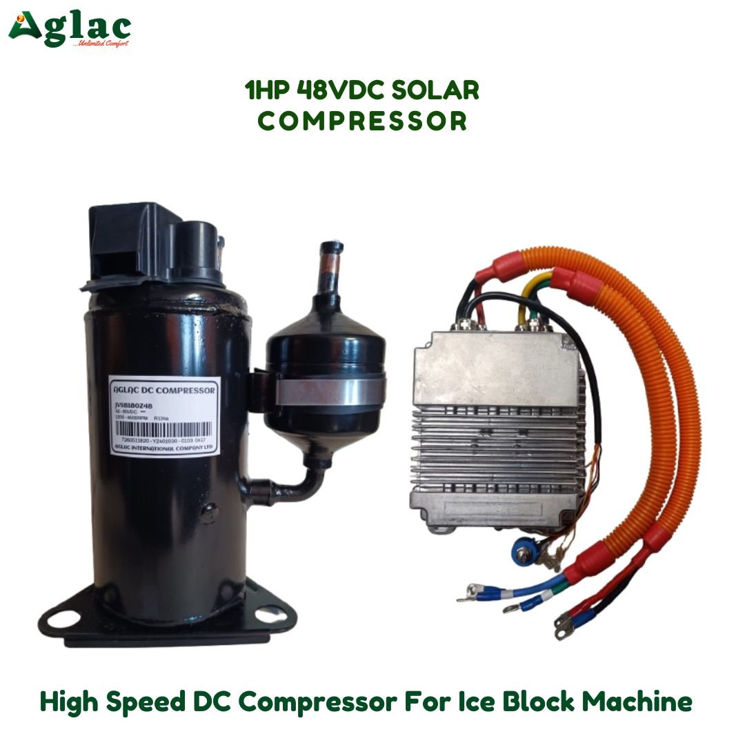 1HP 48VDC Compressor for ice block machine – Obairawo Engineering Company